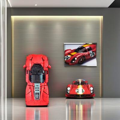 China Customized Color Electric Design for Modern 3D Block Car Wall Painting in Living Room for sale