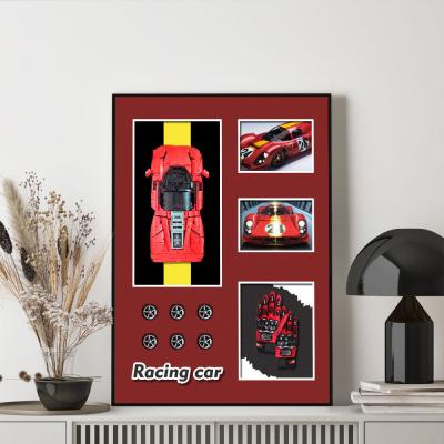 China Customized Color Electric Design for Modern 3D Block Car Wall Painting in Living Room for sale