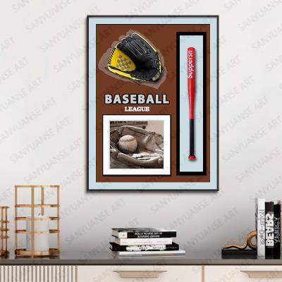Cina Moderno Baseball tridimensionale per il soggiorno di tendenza in vendita