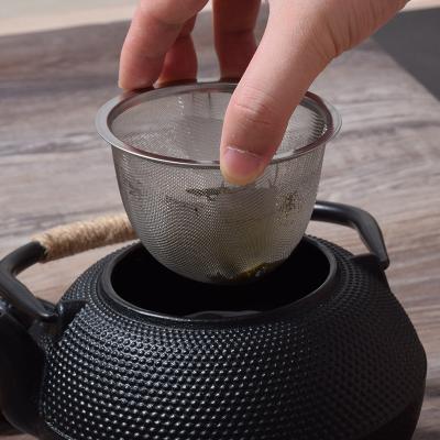 Cina Giapponese Cast Iron Tea Coffee Kettle Pot Set Perfetto per Casa Viaggi Accessoiri neri in vendita