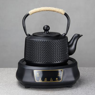 Cina Giapponese Cast Iron Tea Coffee Kettle Pot Set Perfetto per Casa Viaggi Accessoiri neri in vendita