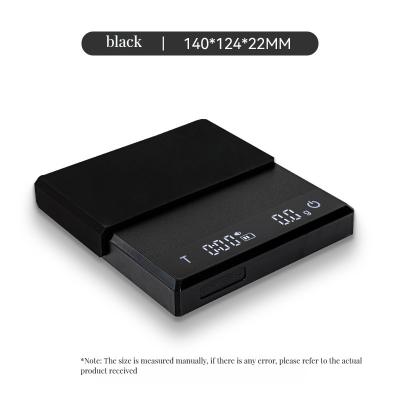 China Tipo-C Charge Kitchen Electronic Digital Coffee Scale com material de aço inoxidável ABS à venda