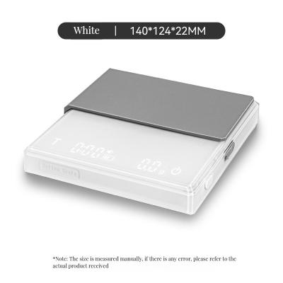 China Tipo-C Charge Kitchen Electronic Digital Coffee Scale com material de aço inoxidável ABS à venda
