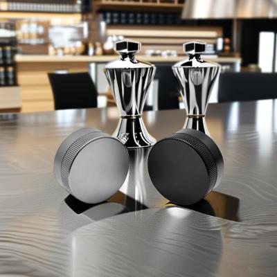 China Barista Tamanho 58mm 53mm 51mm Eco-Friendly Madeira e Metal Dispensador de Espresso de Quatro Lâmina à venda