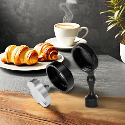 China Coffee Tea Tools Advanced Barista Stainless Steel Four Blade Tamping for Espresso for sale