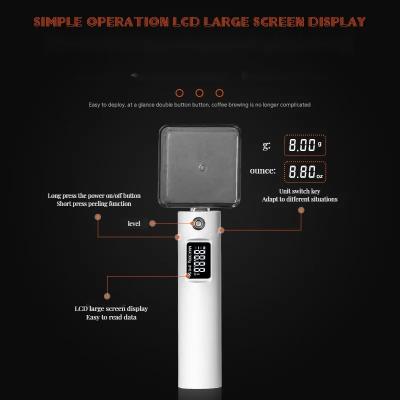 China Nutrição inteligente Alimentos assados 300g Escala de colher com ecrã LCD e função de leite espumado à venda