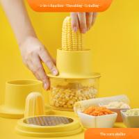 China Multi-Function Stainless Steel Corn Peeler Vegetable Grater Metal Cutter Fruit Vegetable Tools Type Cherry Pitters for sale