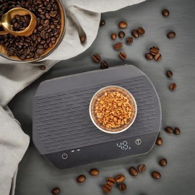 Cina Stile di design minimalista 3kg/0.1g Compatta Scala elettronica per il caffè a goccia con timer nero in vendita
