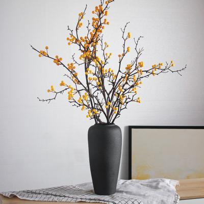 China Vaso de vidro de flores de cores personalizadas perfeito para ocasião do ano chinês e listras verticais à venda