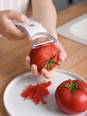 Cina Compatto e compatto, multifunzione, tagliatore per peeling in acciaio inossidabile, ideale per gli acquirenti commerciali in vendita