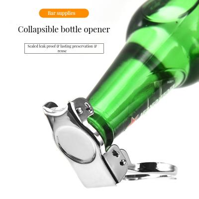 China Elegante, multifunctionele wijnbieropener met ingebouwde champagne stop. Te koop