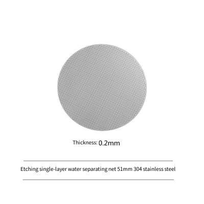 Cina Disegno contemporaneo 51mm in acciaio inossidabile Coffee Puck Screen per baristi professionisti in vendita