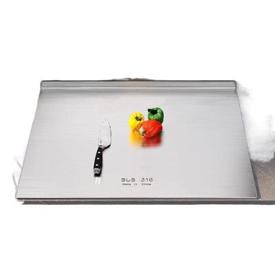 Cina Guida di misurazione della tavola di taglio acrilica trasparente e design moderno per il taglio del cibo in vendita