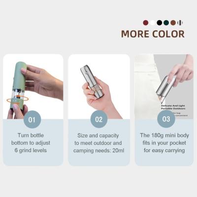 China Salt Pepper Mills with Ceramic Burr Core Stainless Steel Mini Electric Grinder Set ' Needs for sale