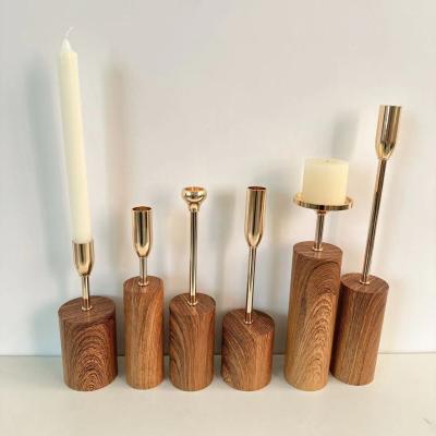 China Modern Nordic White Ceramic Candlestick Holder for Home and Wedding Decor Morden Style for sale