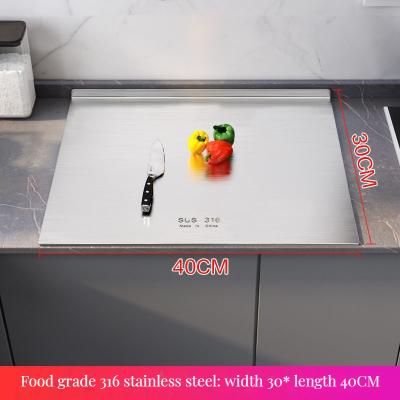 Cina Tavola da taglio trasparente fredda 4 con misure per il design della cucina moderna in vendita