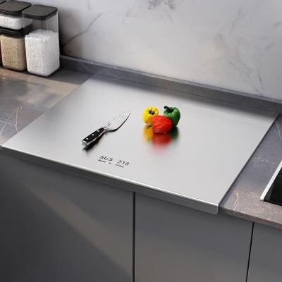 Cina Tavola da taglio trasparente fredda 4 con misure per il design della cucina moderna in vendita