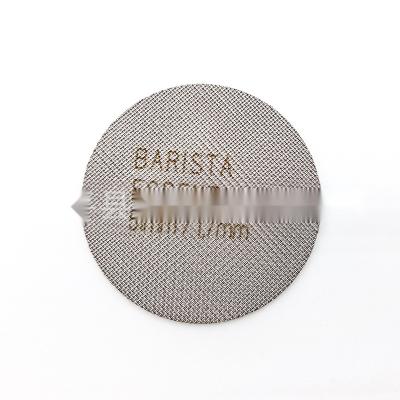 China Gepersonaliseerde grootte roestvrij staal koffiefilter 58mm Grootte Mesh oppervlak Thee gestopte melk Te koop