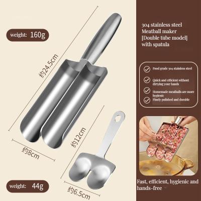 Cina Cucina domestica senza sforzo Disegno tradizionale Non-Stick Meatball Maker Set con cucchiaio manuale in vendita