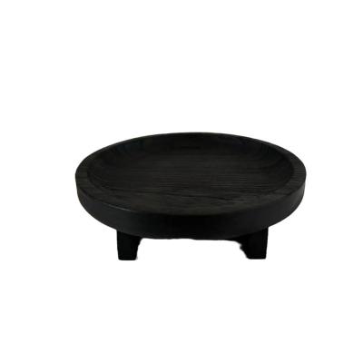 China Wood Display Stool for Baking Dishes Kitchenware Showcase Eco-Friendly Customizable for sale