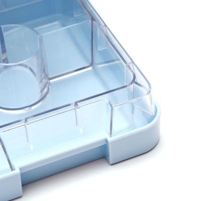 China Caixa de armazenamento de alimentos de tamanho personalizado 304 aço inoxidável Bento Container de almoço para adultos à venda