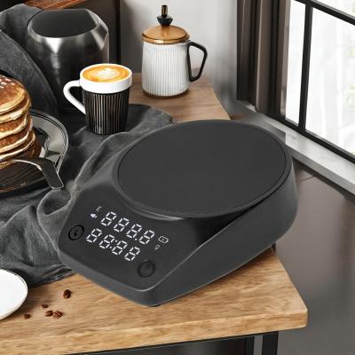 China Kitchen and Barista ABS Shell Digital Espresso Scale with Timer Type-C Charging Stocked for sale