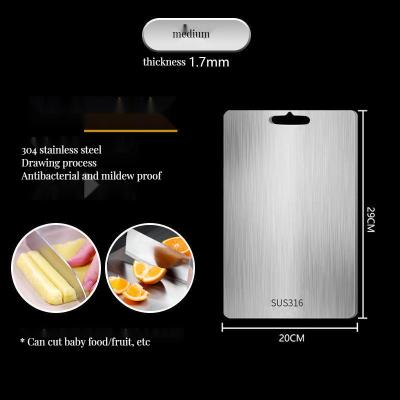 Cina Tavola di taglio quadrata per utensili da cucina con blocco di taglio in acciaio inossidabile a colori personalizzati in vendita
