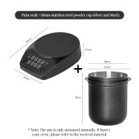 China BAMBOO ABS Shell Espresso Coffee Scale with Timer Type-C Charging Digital Kitchen Scale Precision Brewing Feature Stocked for sale