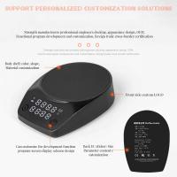 China BAMBOO ABS Shell Espresso Coffee Scale with Timer Type-C Charging Digital Kitchen Scale Precision Brewing Feature Stocked for sale