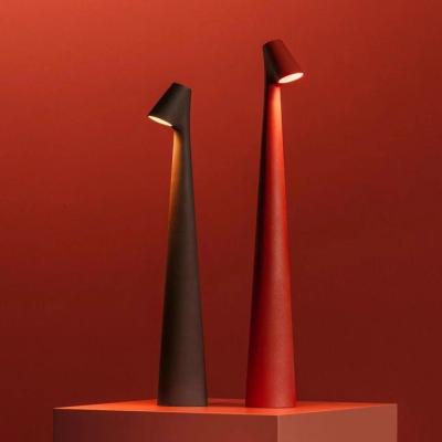 China Draagbare oplaadbare LED tafellamp Art Deco design stijl met dierpatroon keramiek Te koop