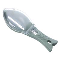 China Logo Customized Kitchen Small Tools Fish Scale Removal Tool with Lid Scraper and Brush for sale