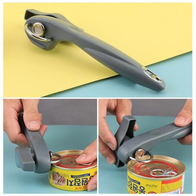 China Abridor de latas de cocina de tamaño personalizado con perno de giro fácil y abrebotellas de acero inoxidable en venta
