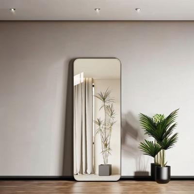 Cina Specchio in legno di metallo vintage a forma di arco per la decorazione del muro del bagno a lunghezza completa personalizzata in vendita