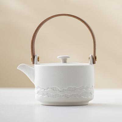 Cina Elegante teiera in ceramica in stile antico Perfetta per feste e occasioni speciali in vendita