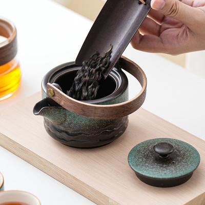 Cina Elegante teiera in ceramica in stile antico Perfetta per feste e occasioni speciali in vendita