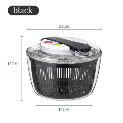China Preparação rápida e fácil de salada com braços inteligentes Bamboo Little Salad Herb Spinner à venda
