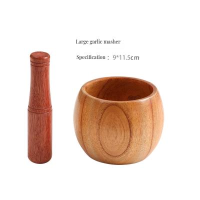 China Hand Vegetable Slicer Made of Bamboo for Efficiently Grinding Herbs Garlic Walnuts Spices for sale
