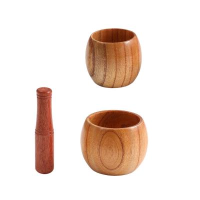China Hand Vegetable Slicer Made of Bamboo for Efficiently Grinding Herbs Garlic Walnuts Spices for sale