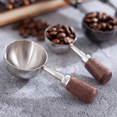 China 15 ml 30 ml Keramische Metallmesslöffel Präzisionsgeschirr für Kaffee- und Teebrauerei zu verkaufen