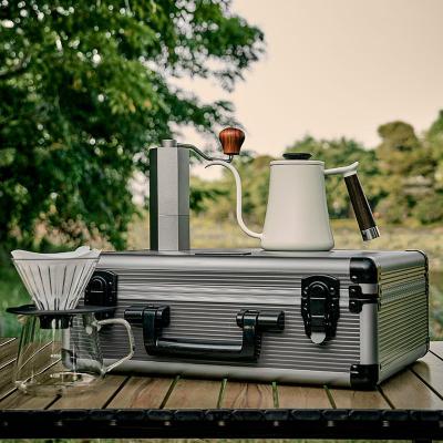 China Electronic Scale Ceramic and Glass Coffee Set Six-Piece Hand with Filter Paper Home Gift Boxed for sale