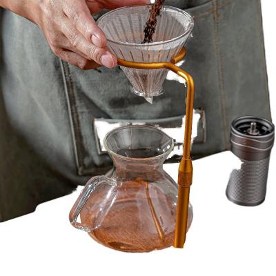 China Upgrade Your Coffee Setup with Solid Wood Drip Stand and Food Grade Filter Station for sale