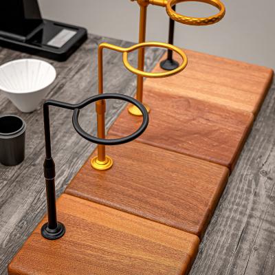 China Upgrade Your Coffee Setup with Solid Wood Drip Stand and Food Grade Filter Station for sale
