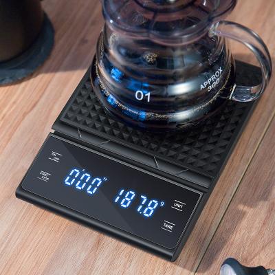 China Accurate Digital Household Weighing Scale 5kg/0.1g with Backlit LCD Display and Timer for sale
