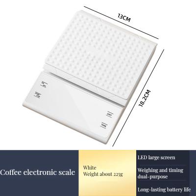 China Rectangle High Precision 3kg/0.1g Kitchen Scale with Timer and Back-Lit LCD Display for sale