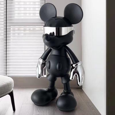 China Modern Cyberpunk Mickey Mouse Ceramic Ornaments Trendy Play Decor for All Occasions for sale