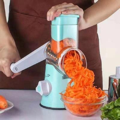 China Compact Handheld Plastic Vegetable Chopper Cheese Shredder Spiral Cutter for Stocked for sale