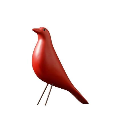 China Multicolor Art Theme Resin Bird Ornaments Still Life Multicolor Table Decorations for Home for sale