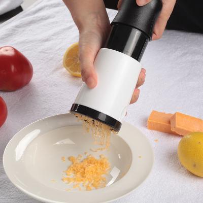 China Manual Rotary Cheese Chopper BAMBOO Kitchen Gadget and Grater Slicer for Pepper Usage for sale