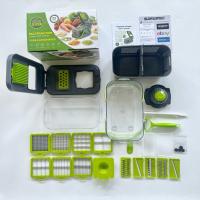 China 15-Piece Multifunctional Bamboo Vegetable Cutter for Fruit and Vegetable Processing for sale