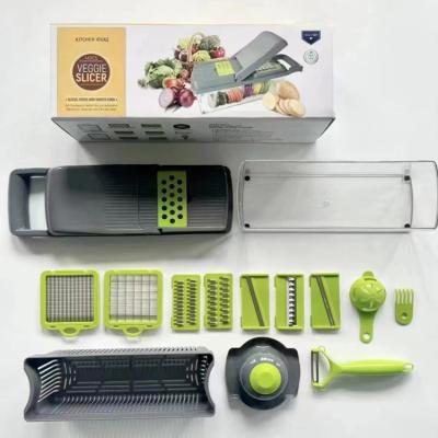 China Highly ABS Plastic Multi-Functional Food Slicer Vegetable Cutter Chopper for Home Kitchen for sale